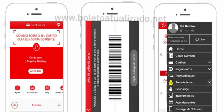 Atualizar Boleto Santander Vencido - Passo a passo!